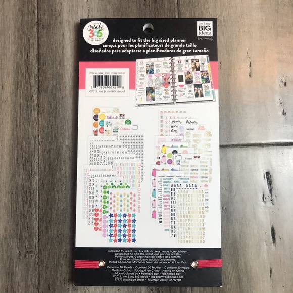 Me & My Big Ideas | Accessories | The Happy Planner Sticker Book Memory ...